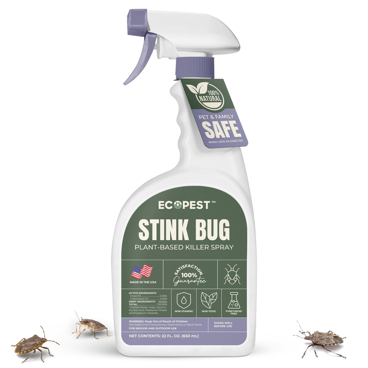 Stink Bug Spray – Natural, Plant-Based Stink Bug Spray with Clove Oil