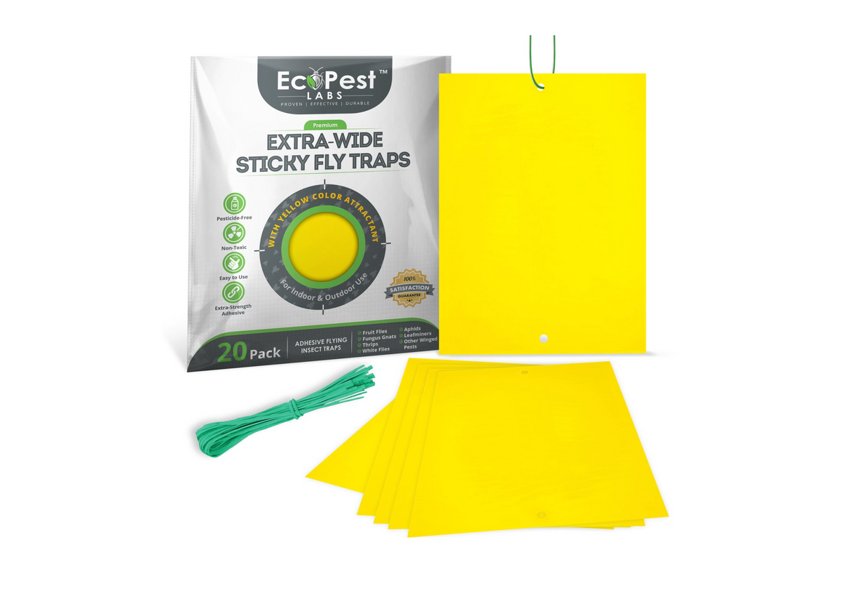 Announcing the EcoPest Labs™ Extra-Wide Sticky Fly Traps!